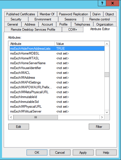 Hide User from Address Lists (AD Connect) When user is synced from ad ...